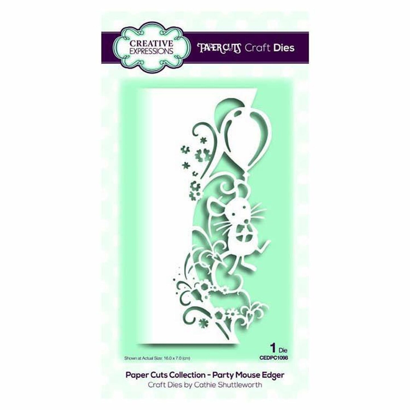 Creative Expressions Paper Cuts Collection - Party Mouse Edger | Michaels