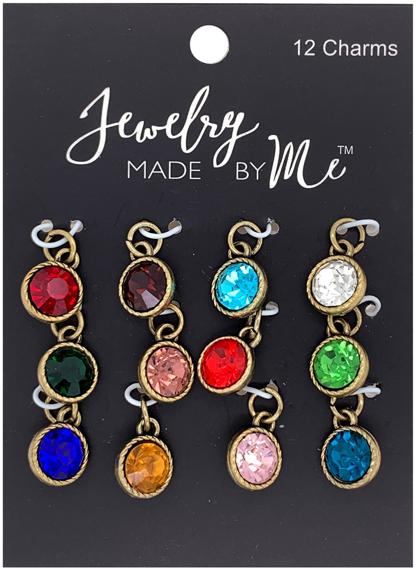 Jewelry Made By Me Charms 12/Pkg-Birthstones | Michaels