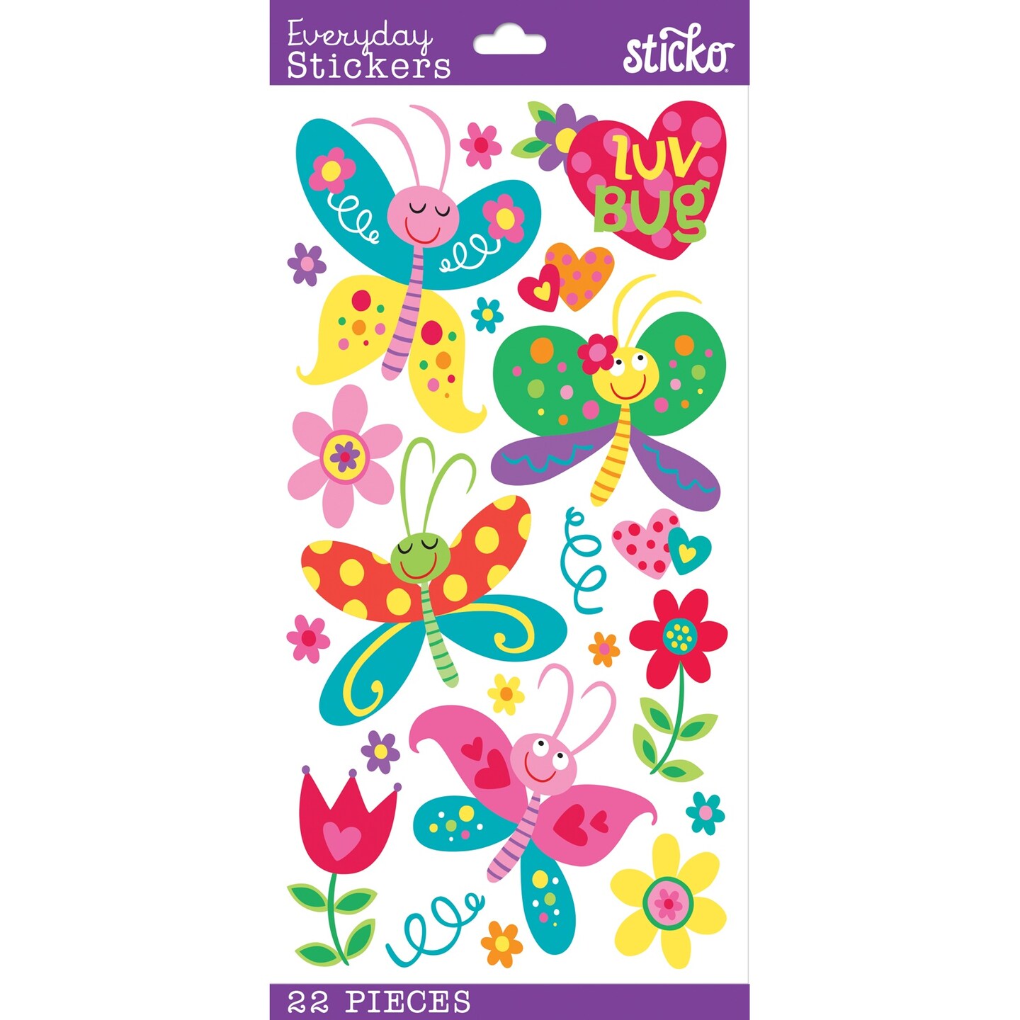 Sticko Themed Stickers-Love Bug | Michaels