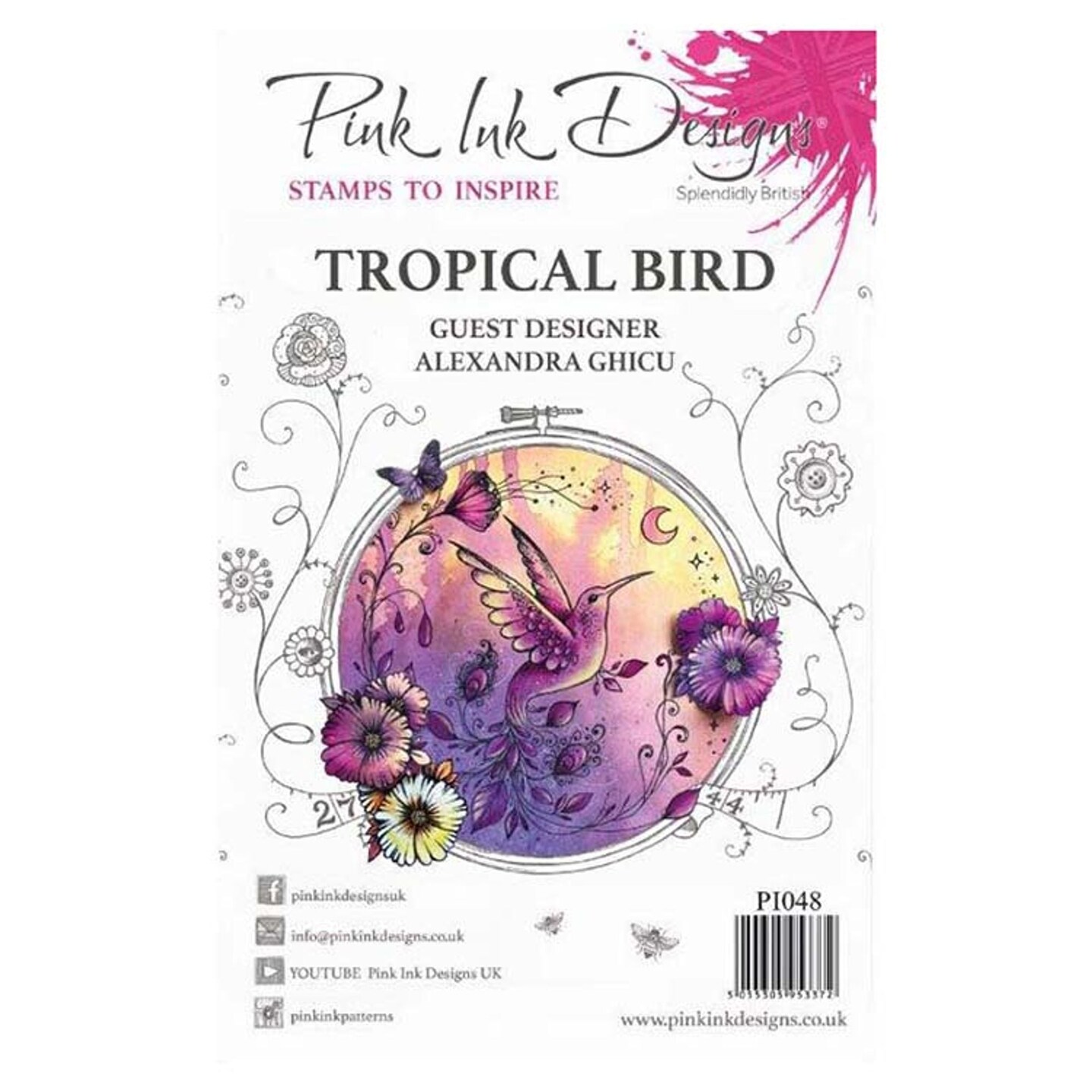 Pink Ink Designs Clear Stamp Tropical Bird | Michaels