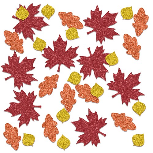Fall Leaf Deluxe Sparkle Confetti, Color: Multicolor | Michaels