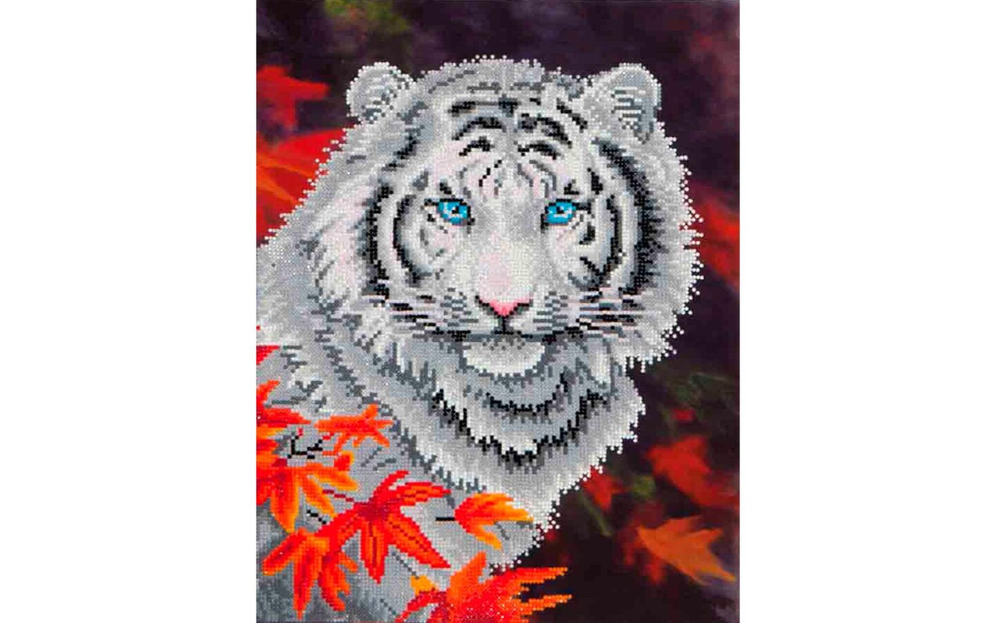 Diamond Dotz Kit Intermediate White Tiger In Autmn | Michaels