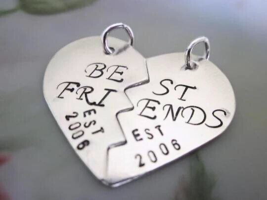 Best Friend Charms. Best Friends BFF. Set of Two Charms. DIY ...