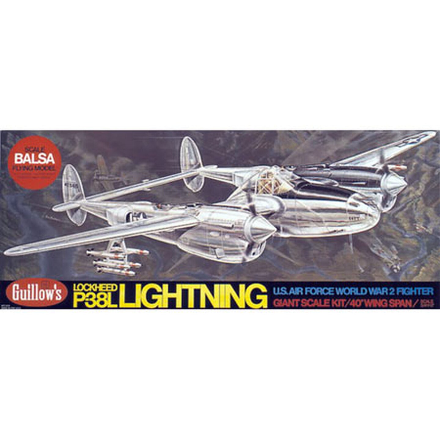 GUILLOW Lockheed P38 Lightning Kit, 40" | Michaels