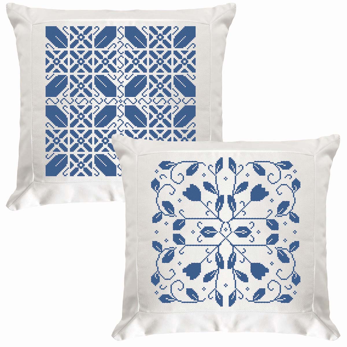 Herrschners Stunning Sapphire Set Counted Cross-Stitch | Michaels