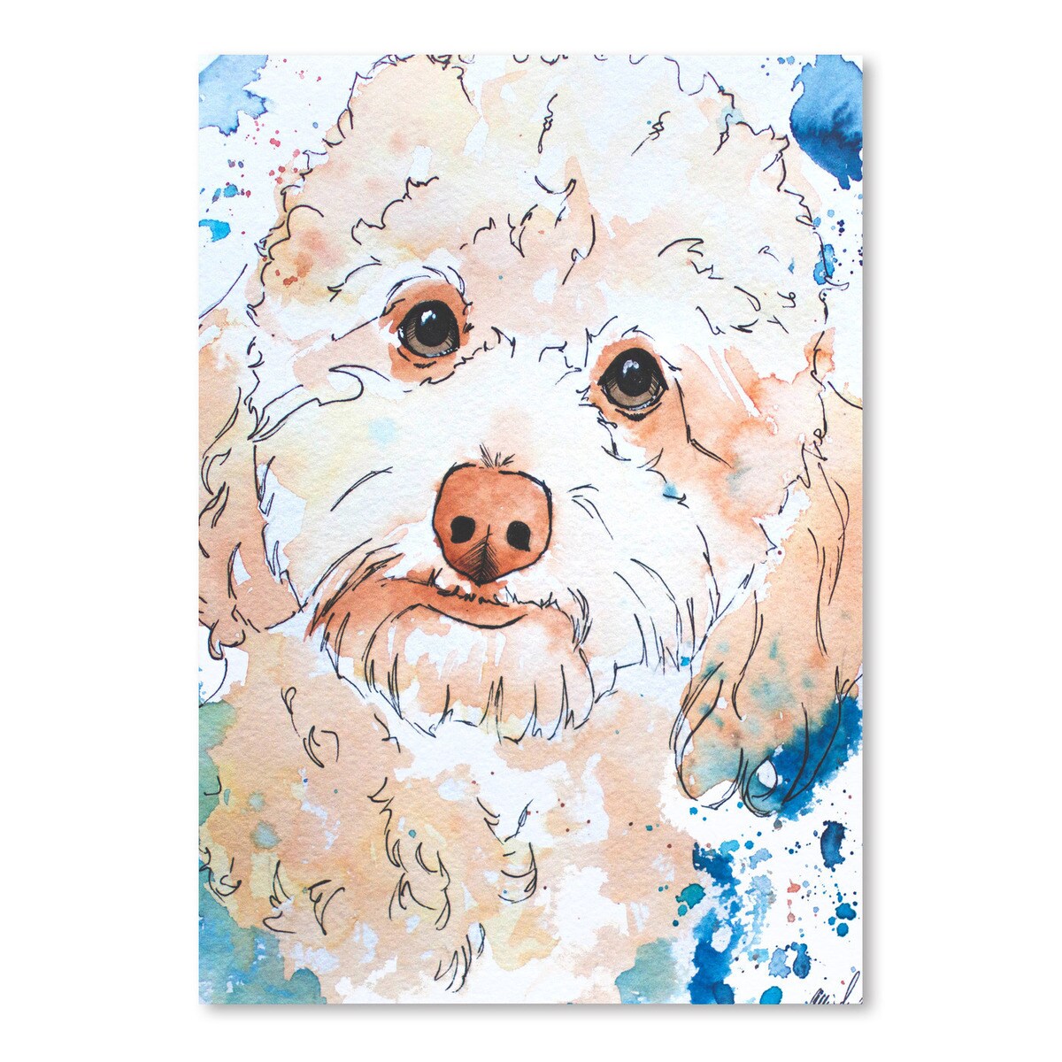Samson The Doodle by Allison Gray Poster Art Print - Americanflat | Michaels