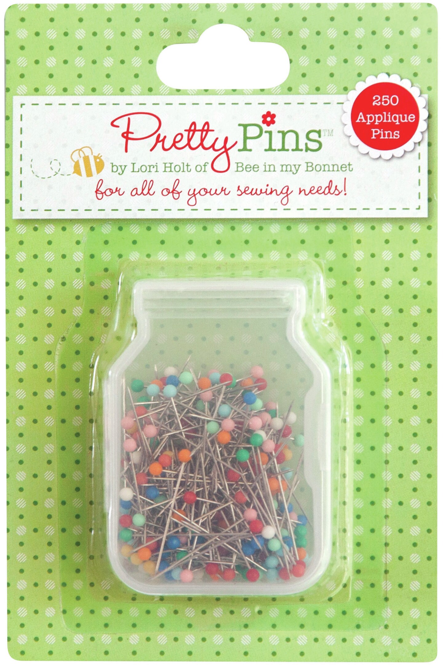 Riley Blake Applique Pretty Pins 250/Pkg- | Michaels