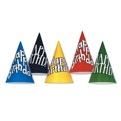 Happy Birthday Cone Hats | Michaels