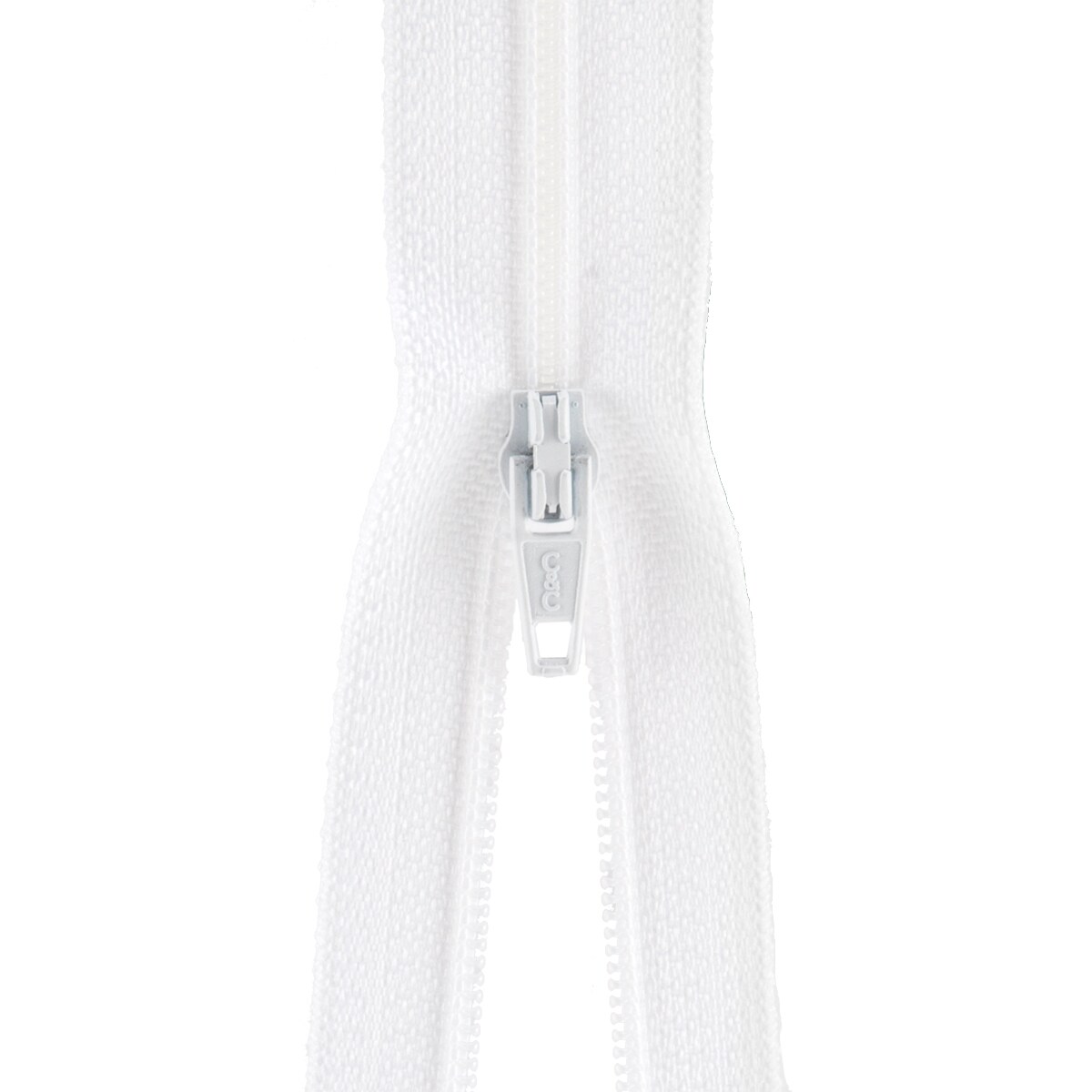 Coats Plastic Robe Zipper 36"-White | Michaels