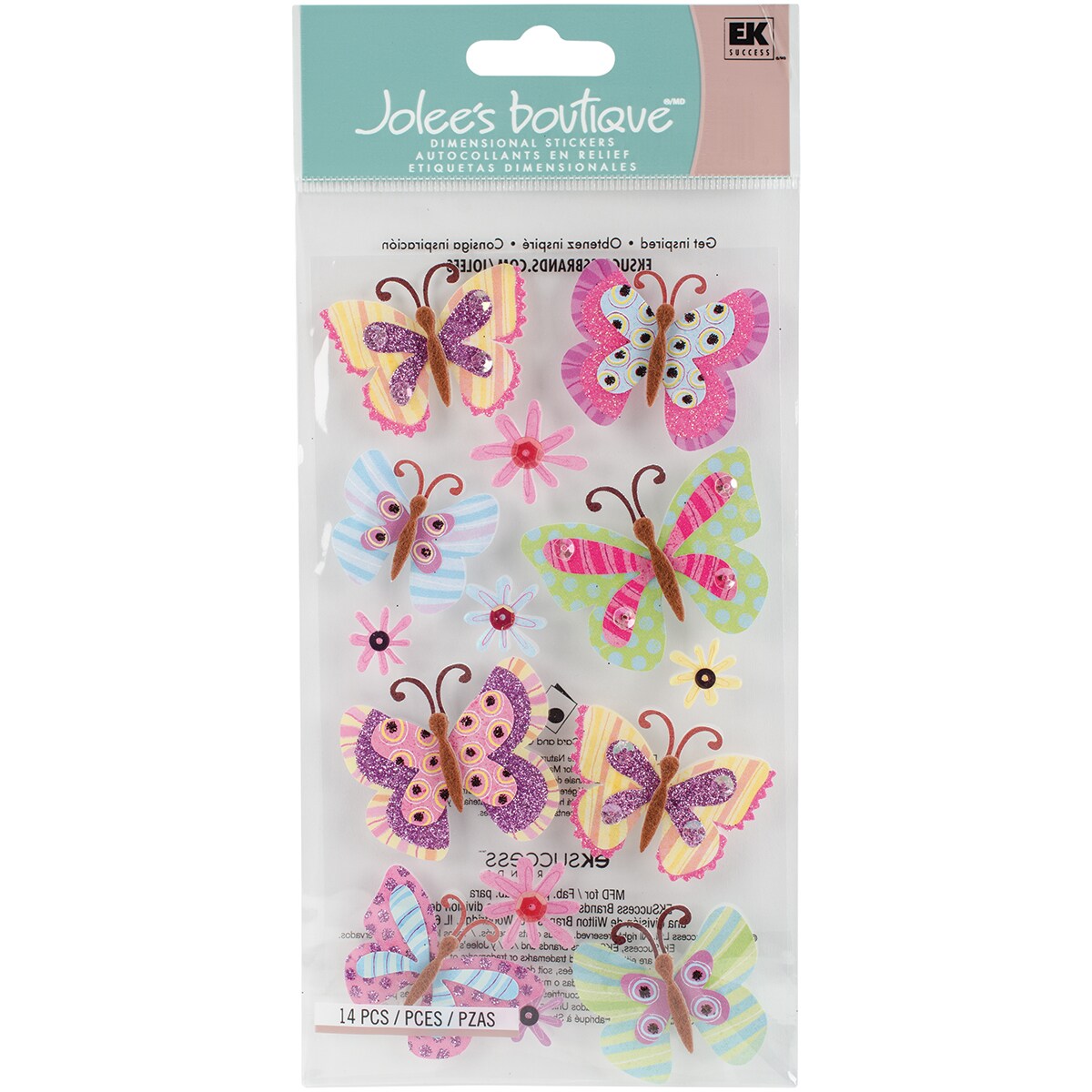Jolee's Le Grande Dimensional Stickers-Paisley Butterflies | Michaels