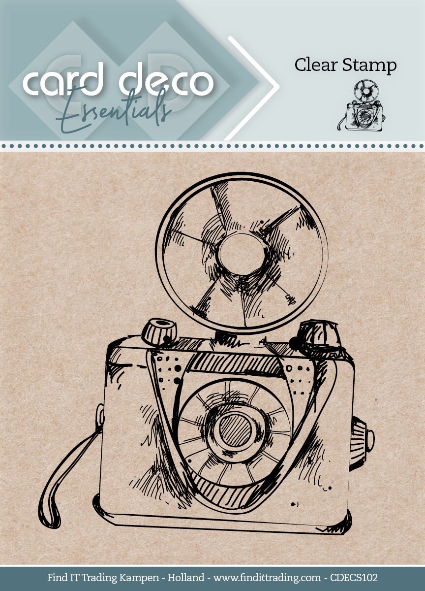 Find It Trading Card Deco Essentials Clear Stamp-Camera | Michaels