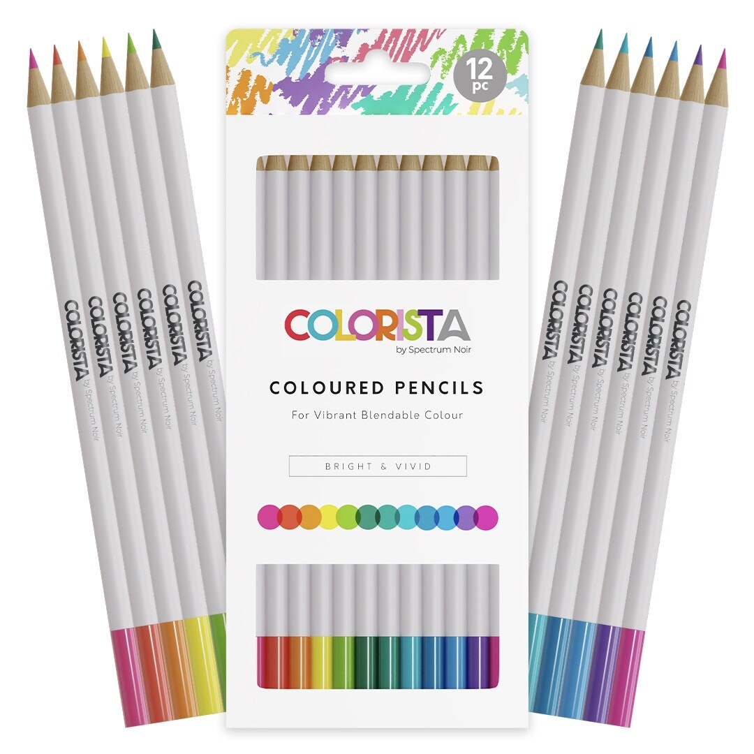 Spectrum Noir Colorista Coloured Pencil 12/Pkg-Bright & Vivid | Michaels