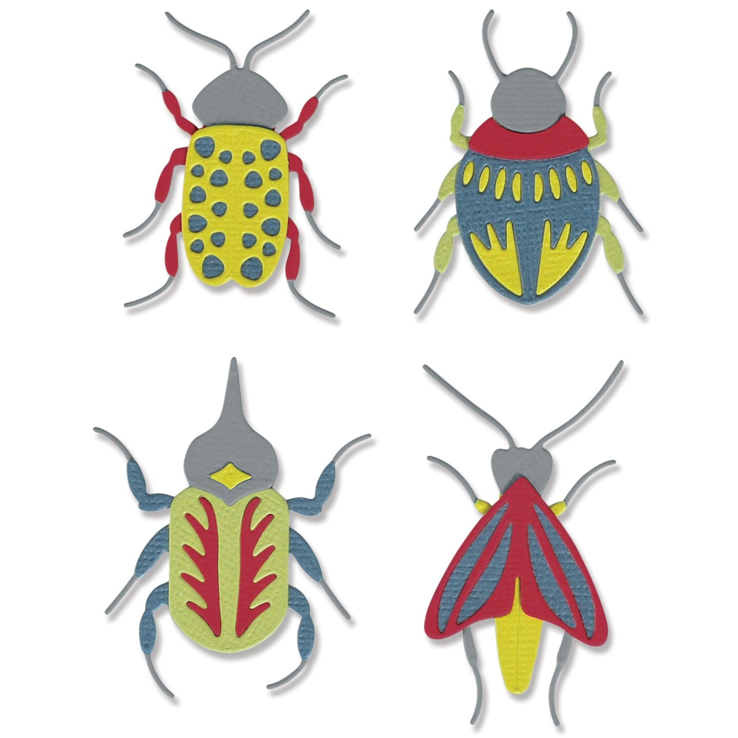 Sizzix Thinlits Dies By Jennifer Ogborn 9pkg Patterned Bugs Michaels 7520