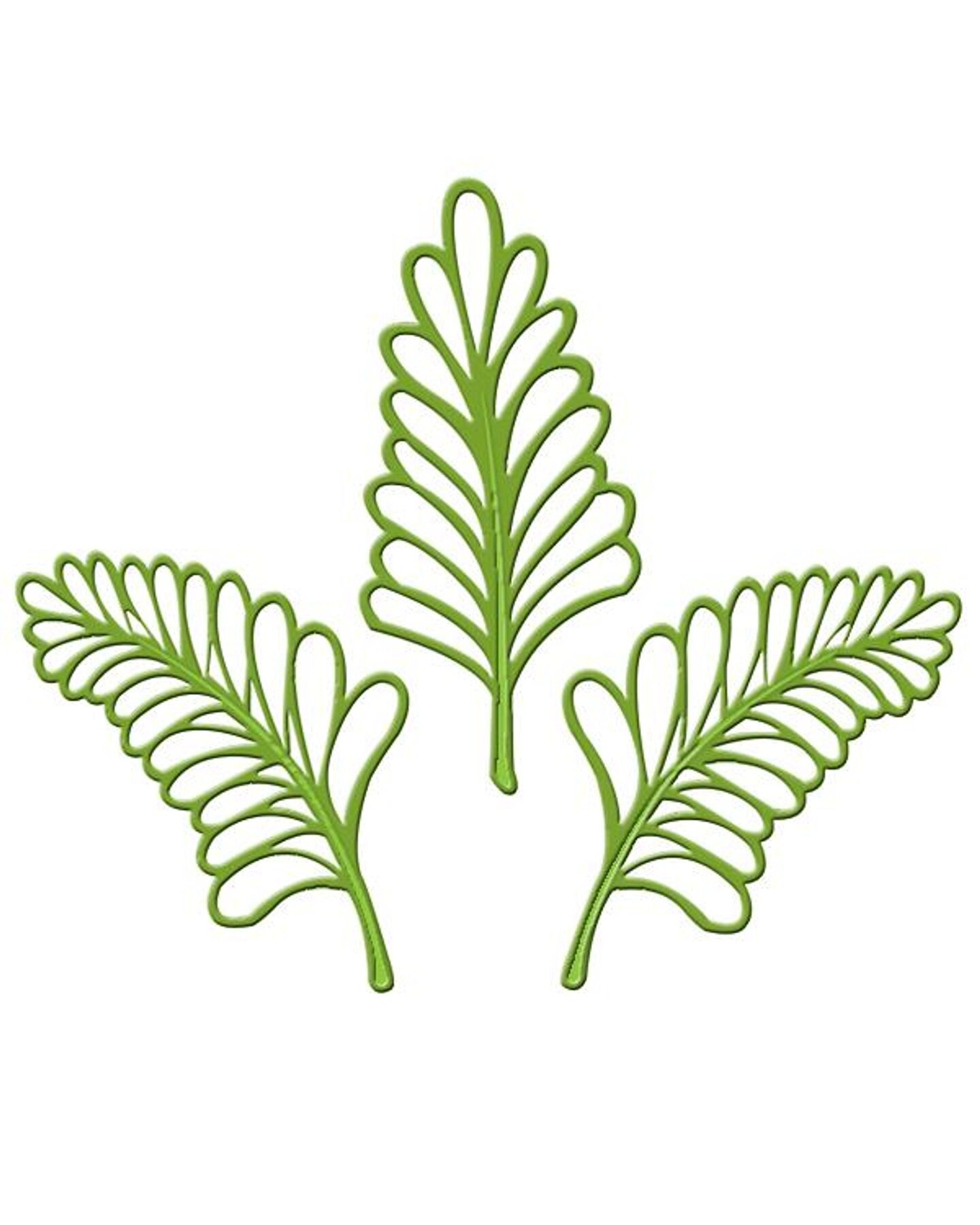 Creative Expressions Finishing Touches Collection Fern Trio Die | Michaels