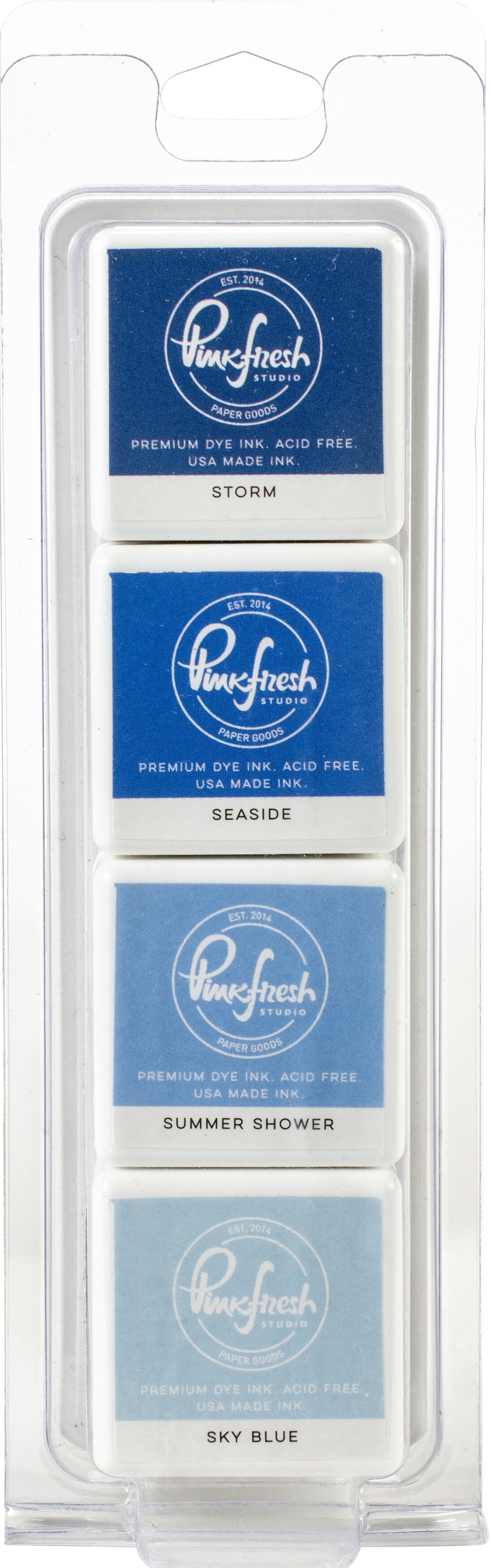 Pinkfresh Studio Premium Dye Cube Ink Pads 4 Colors-Morning Sky | Michaels