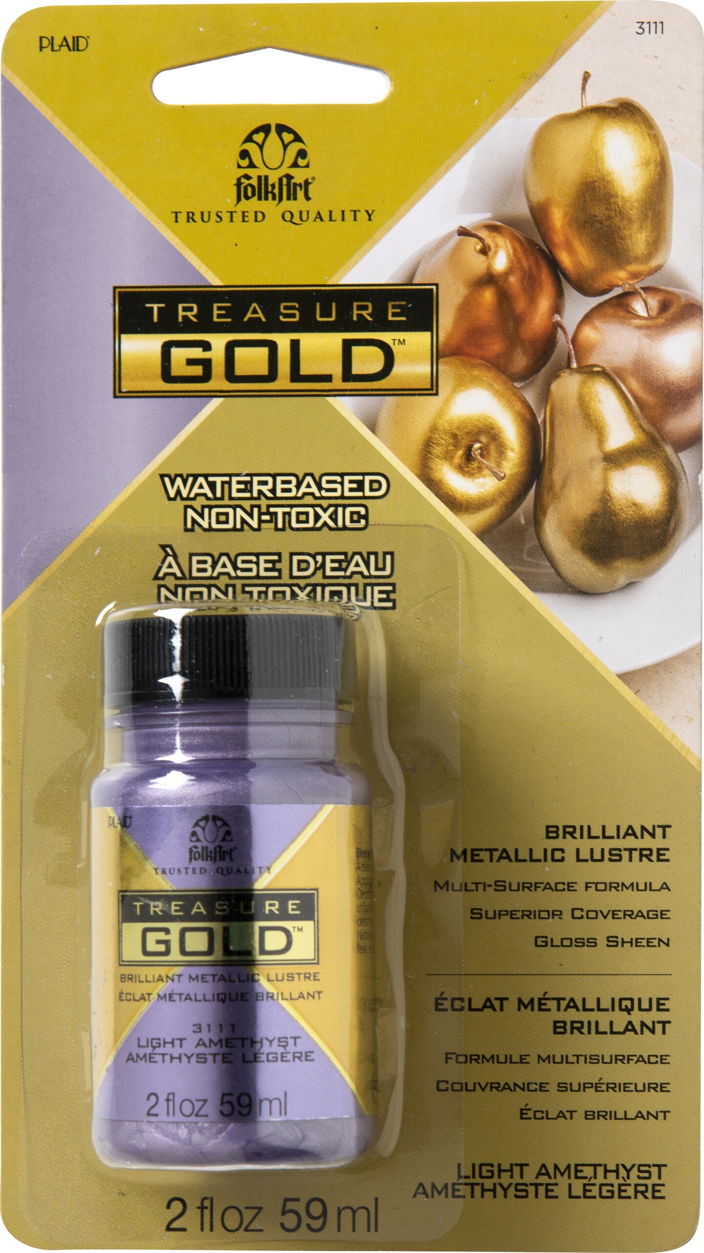 FolkArt Treasure Gold Paint 2oz-Amethyst | Michaels