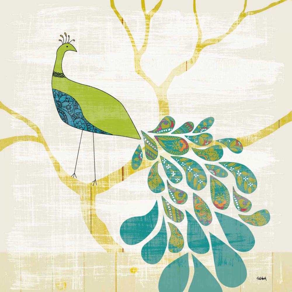 Mod Peacock II by Sue Schlabach - Item # VARPDX23322 | Michaels