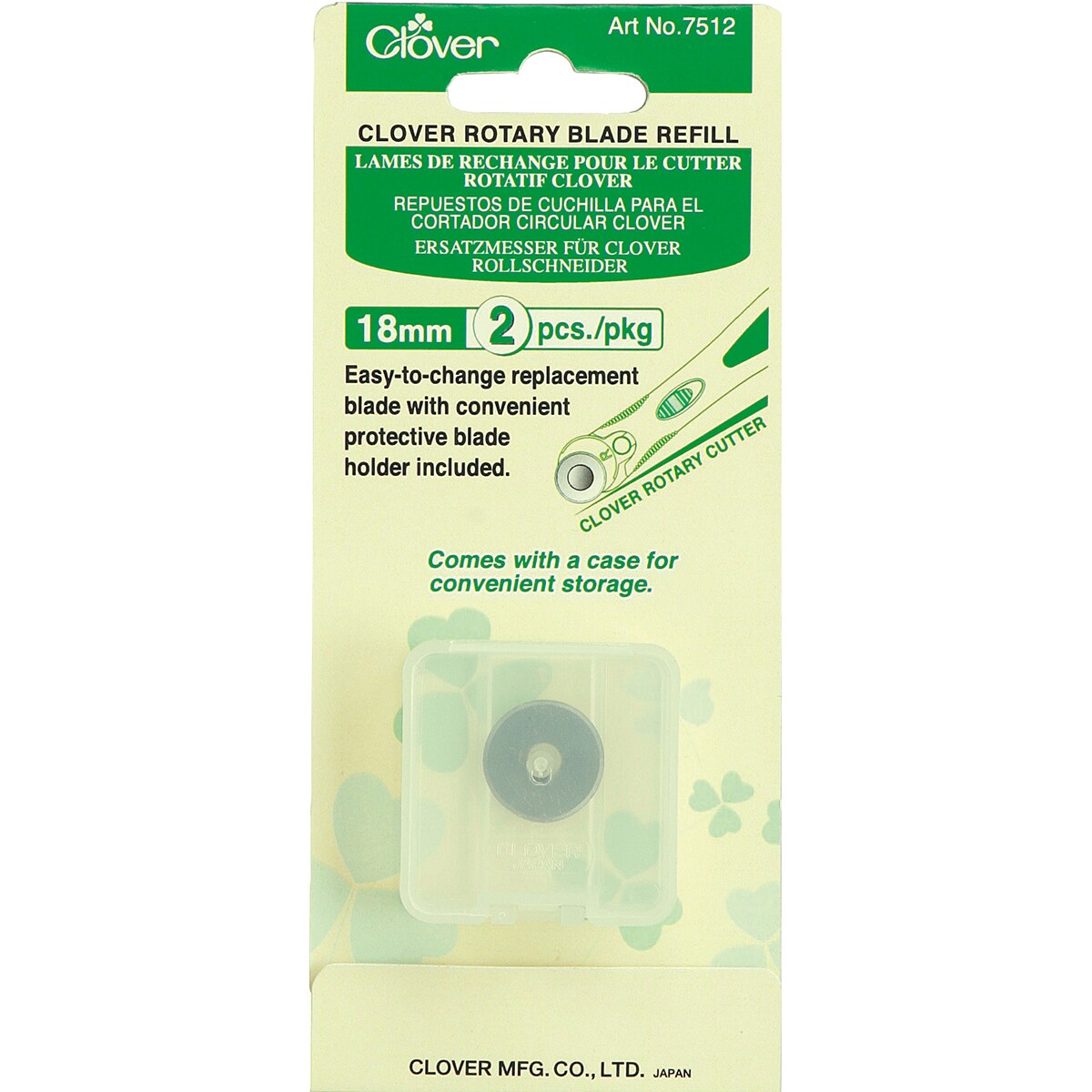 Clover Rotary Blade Refill 18mm 2/Pkg | Michaels