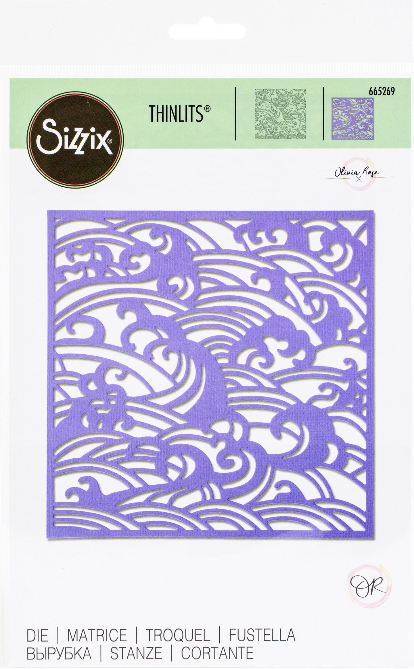 Sizzix Thinlits Die By Olivia Rose-Mystical Seascape | Michaels