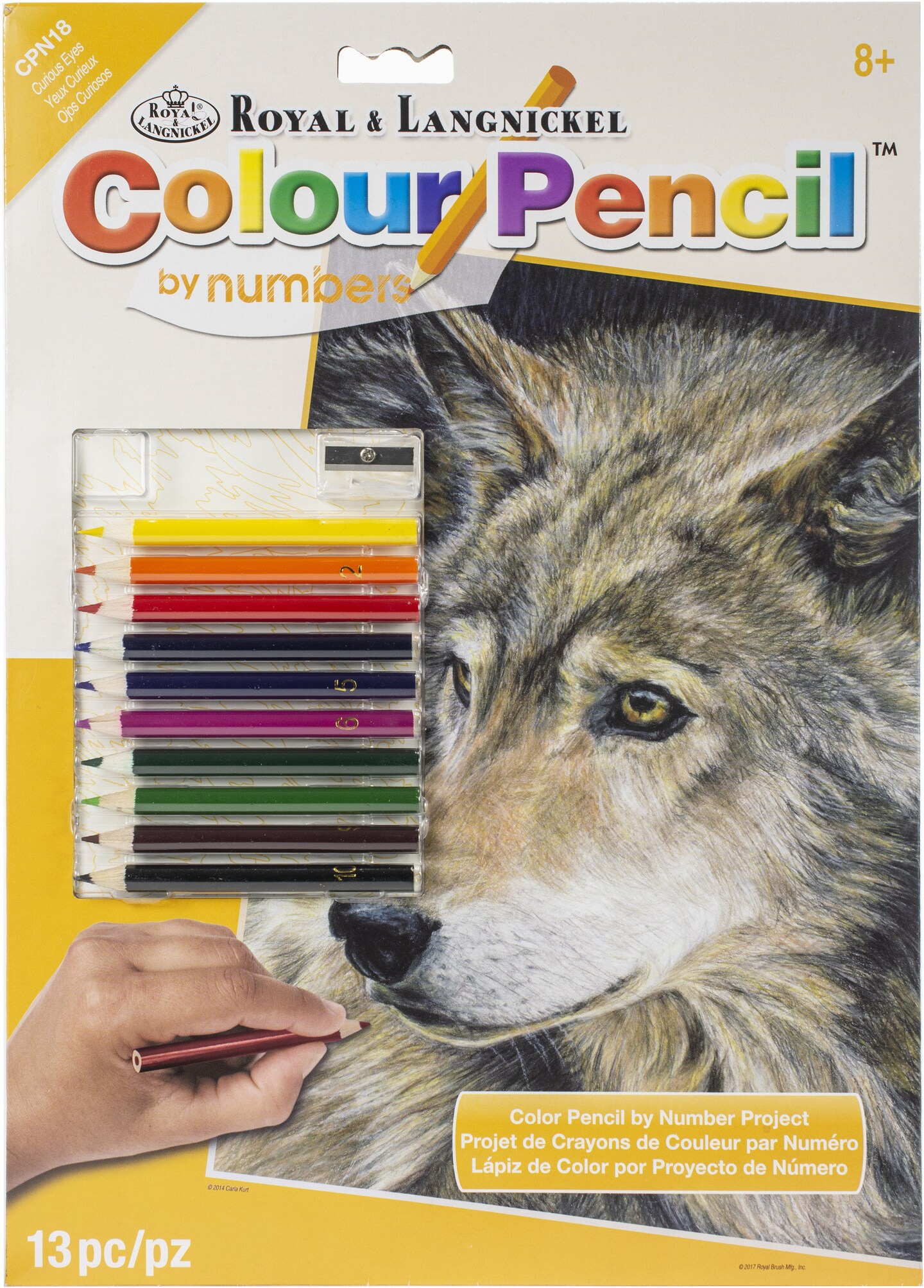 Royal & Langnickel Color Pencil By Number Kit 8.75"X11.75" | Michaels
