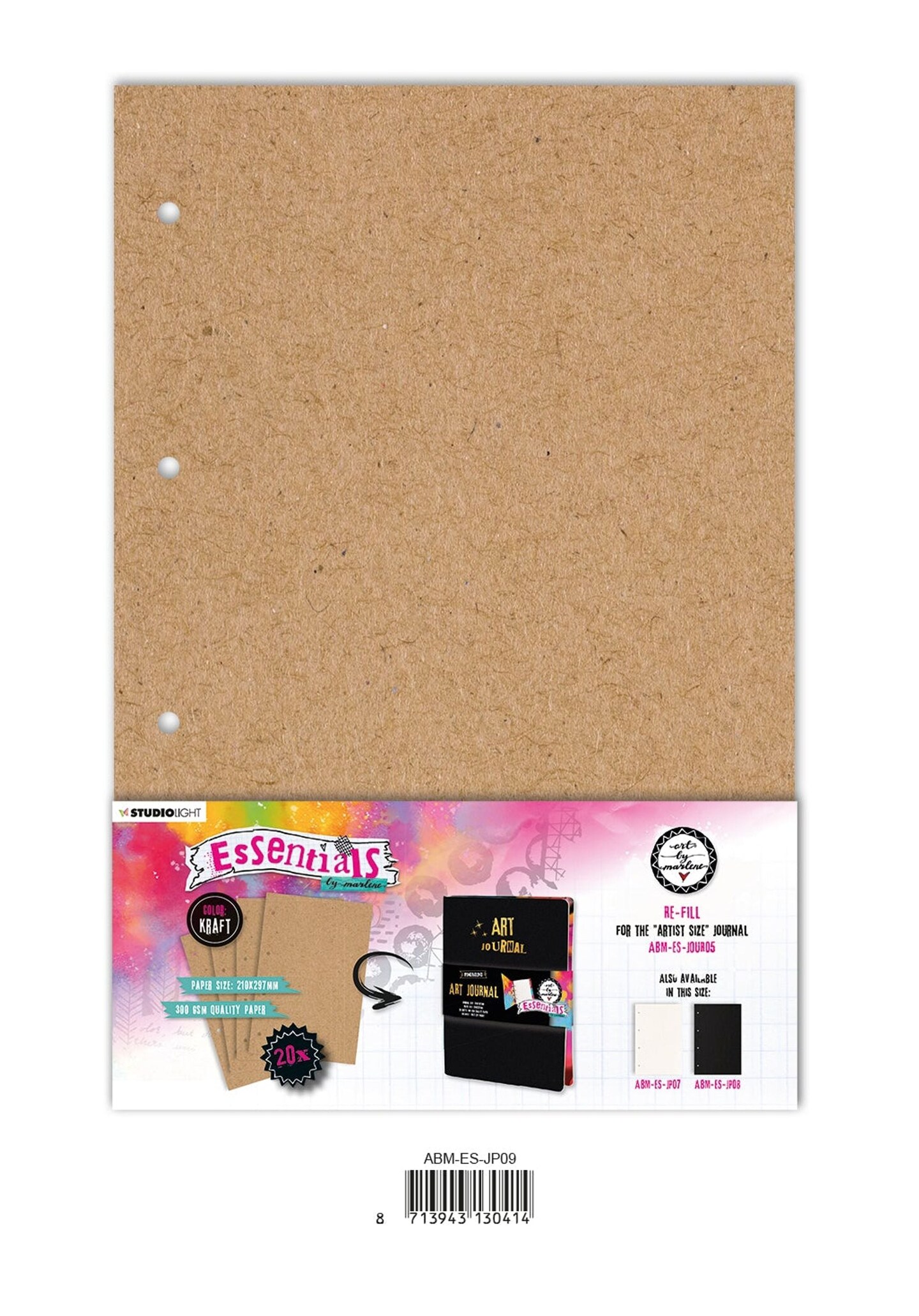 Studio Light ABM Journal Pages For ABM-ES-JOUR05 Kraft Essentials ...
