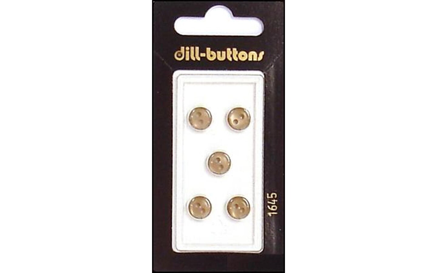 Dill Buttons 8mm 5pc 2 Hole Beige | Michaels