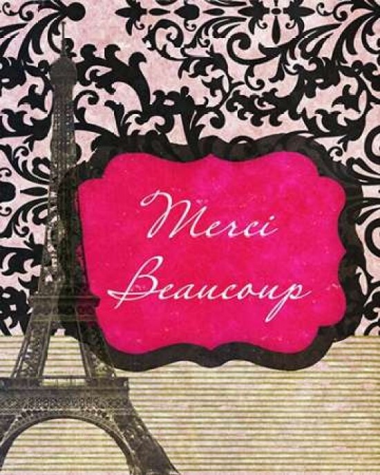 Merci Beaucoup Poster Print by John Spaeth - Item # VARPDX8326B | Michaels