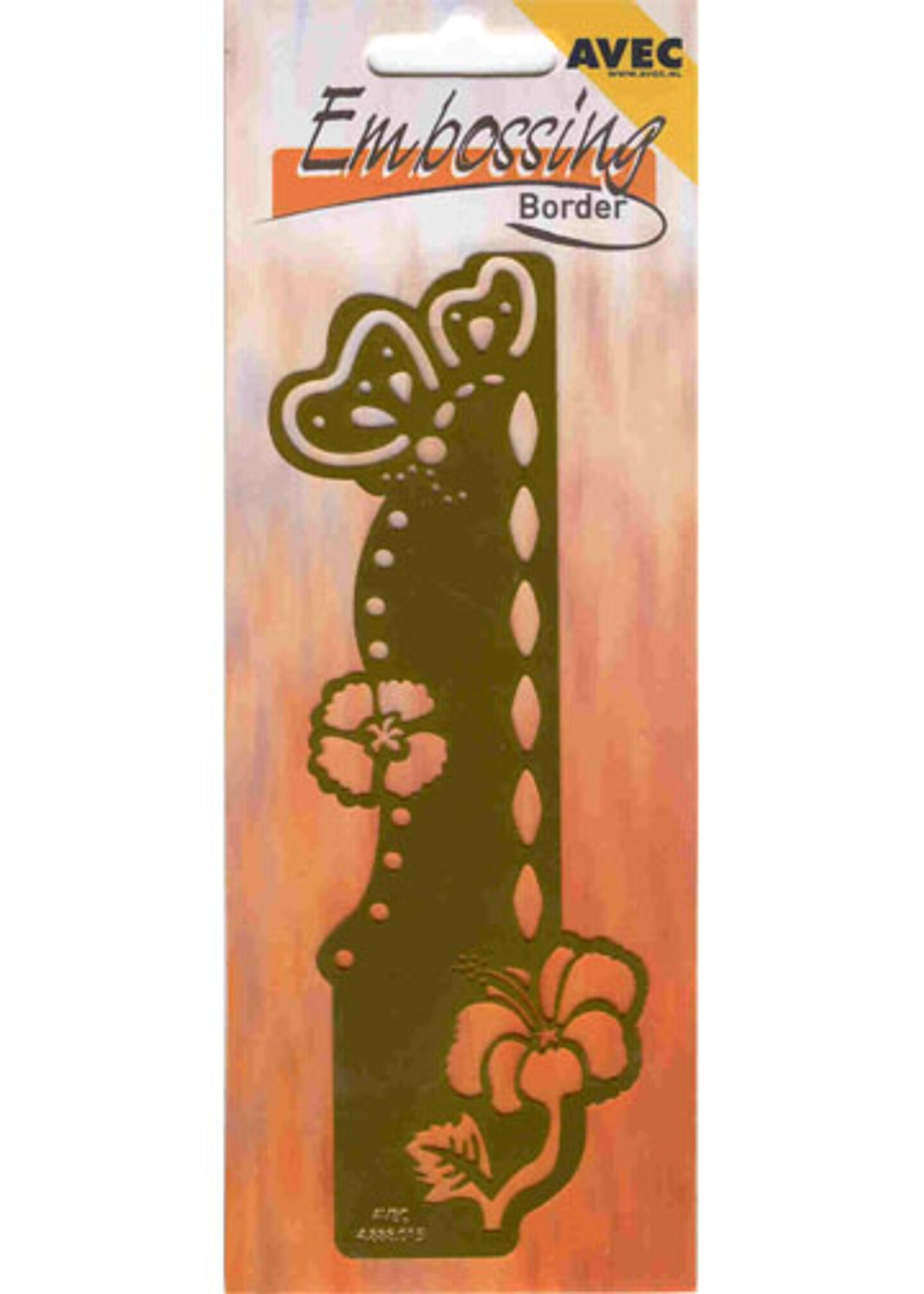 Embossing Border Stencil - Hibiscus | Michaels