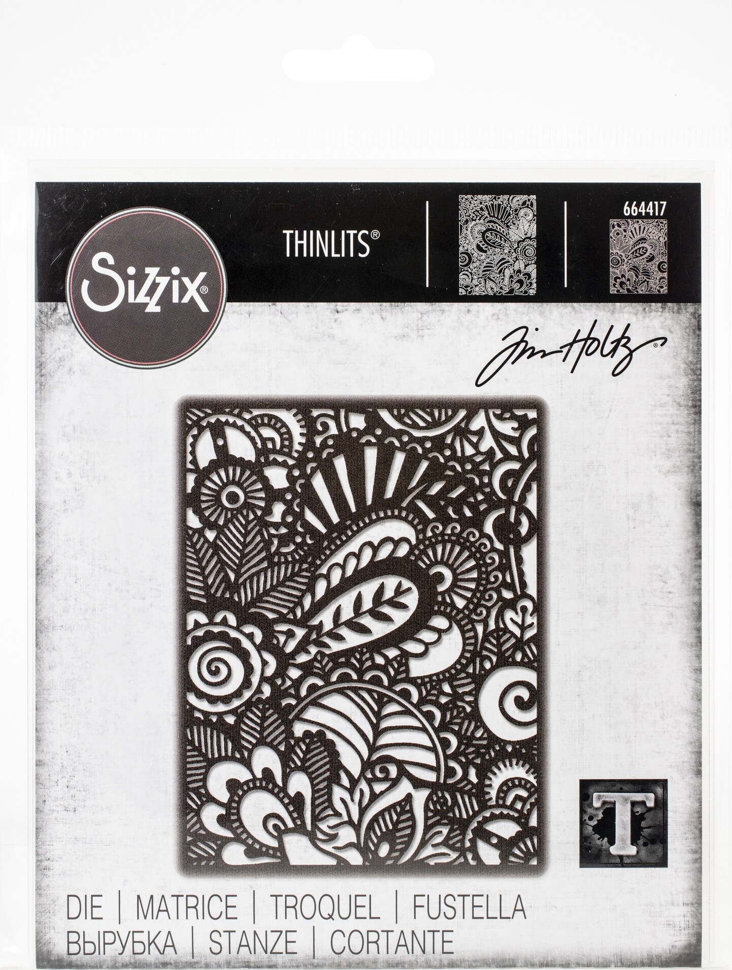Sizzix Thinlits Dies By Tim Holtz-Doodle Art | Michaels