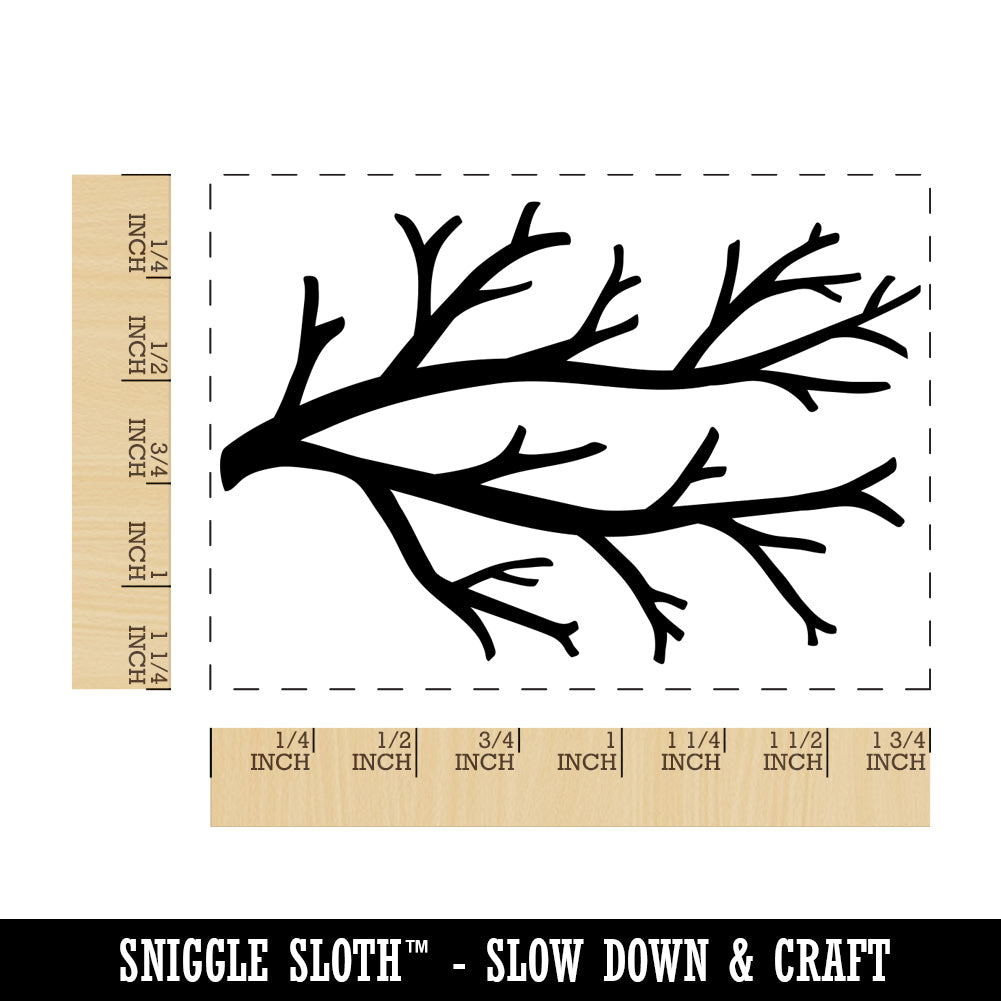 Tree Branch Rectangle Rubber Stamp for Stamping Crafting | Michaels