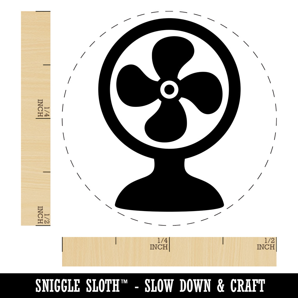 Stay Cool Fan Rubber Stamp for Stamping Crafting Planners | Michaels