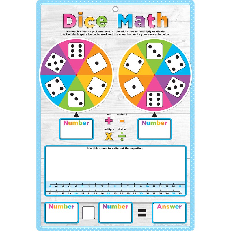 Smart Poly® Smart Wheel®, Dice Math | Michaels
