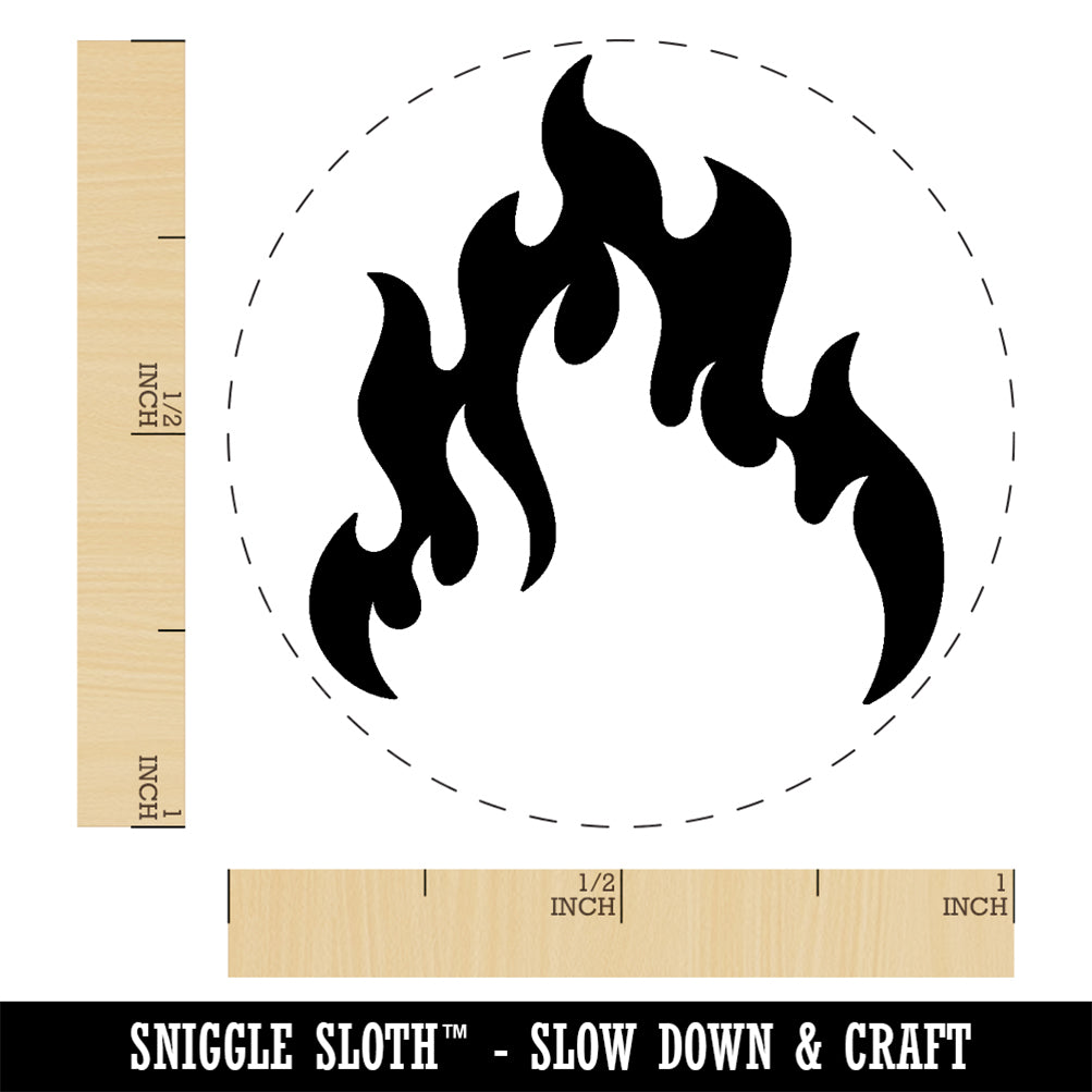 Fire Flame Burning Rubber Stamp for Stamping Crafting Planners | Michaels