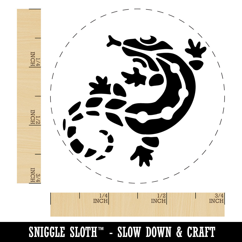 Southwestern Style Tribal Gecko Lizard Rubber Stamp for Stamping ...
