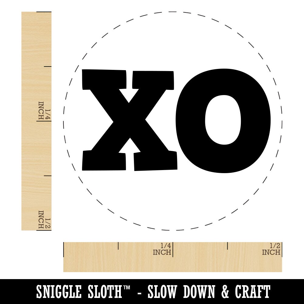 XO Hugs Kisses Rubber Stamp for Stamping Crafting Planners | Michaels