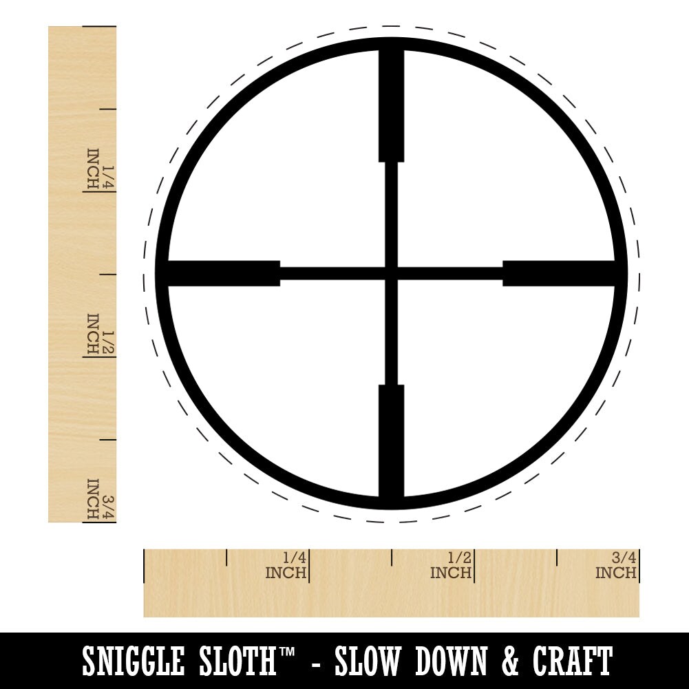 Crosshair Target Rubber Stamp for Stamping Crafting Planners | Michaels