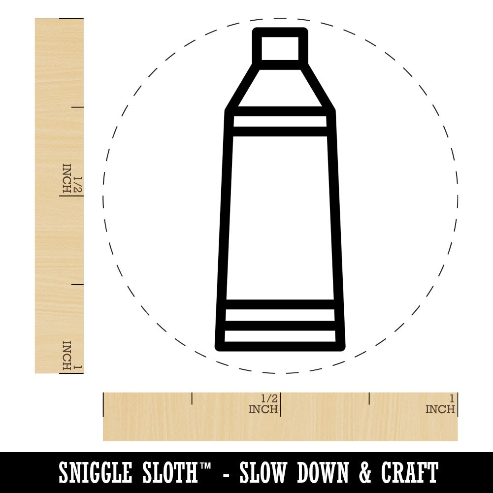 Toothpaste Tube Rubber Stamp for Stamping Crafting Planners | Michaels