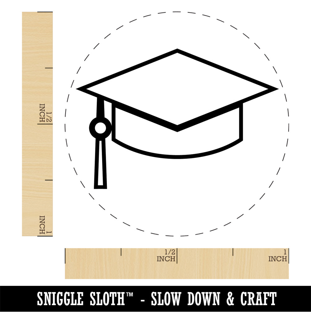 Graduation Cap Hat Rubber Stamp for Stamping Crafting Planners | Michaels