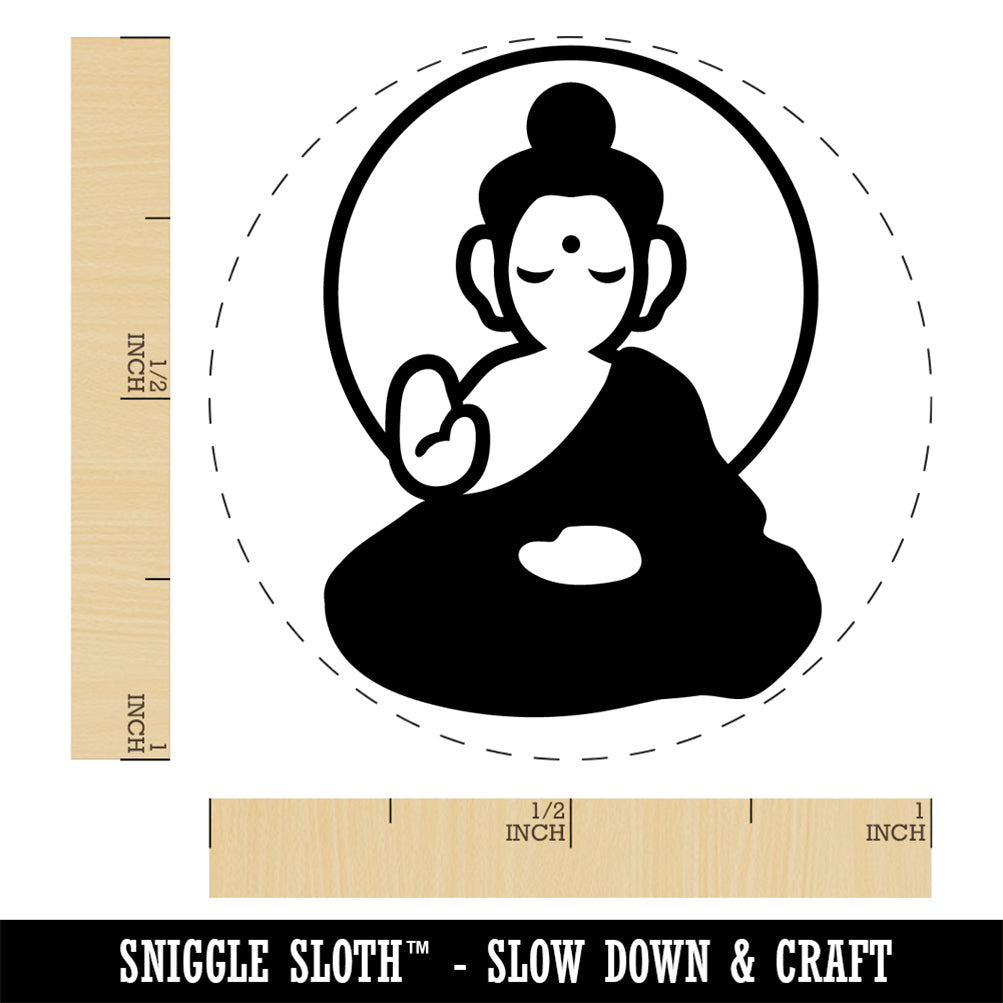 Buddha Siddhartha Gautama Buddhist Buddhism Rubber Stamp for Stamping ...