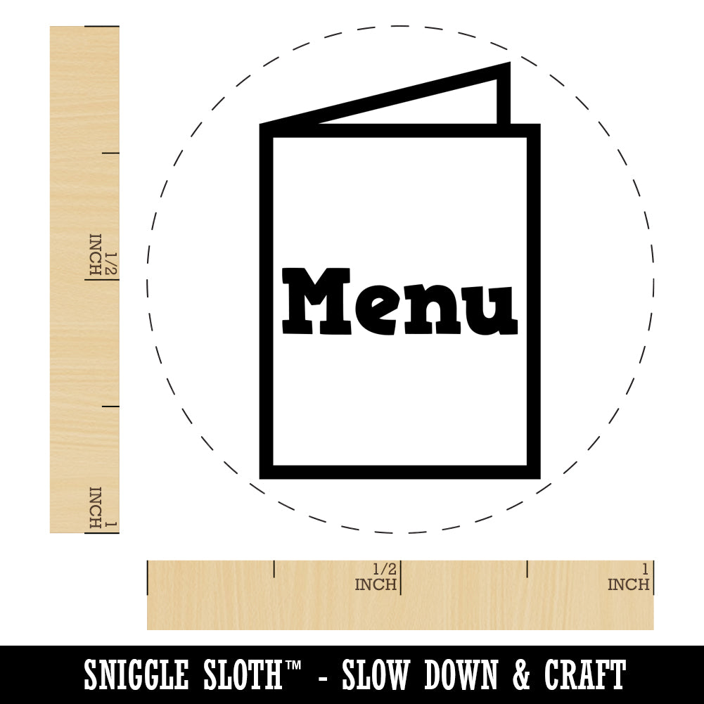 Restaurant Takeout Menu Food Rubber Stamp for Stamping Crafting ...