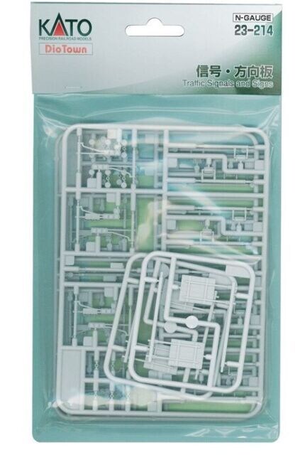 Kato N-Scale Traffic Signals and Signs UniTrack Diorama Accessory ...
