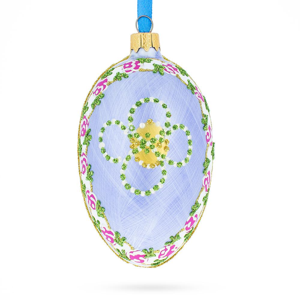 1907 Cradle With Garlands Royal Glass Egg Ornament 4 Inches | Michaels