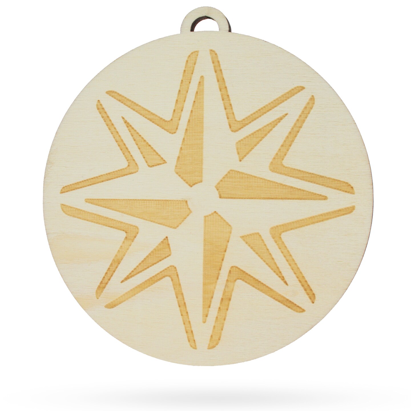 Unfinished Wooden Compass Ornament Cutout DIY Craft 4.2 Inches | Michaels
