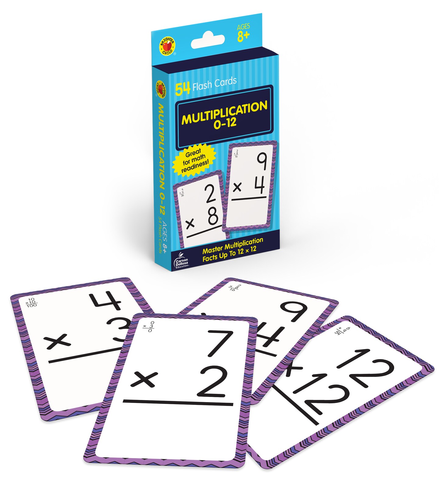 Carson Dellosa Multiplication Flash Cards 3rd Grade, 4th Grade and 5th ...