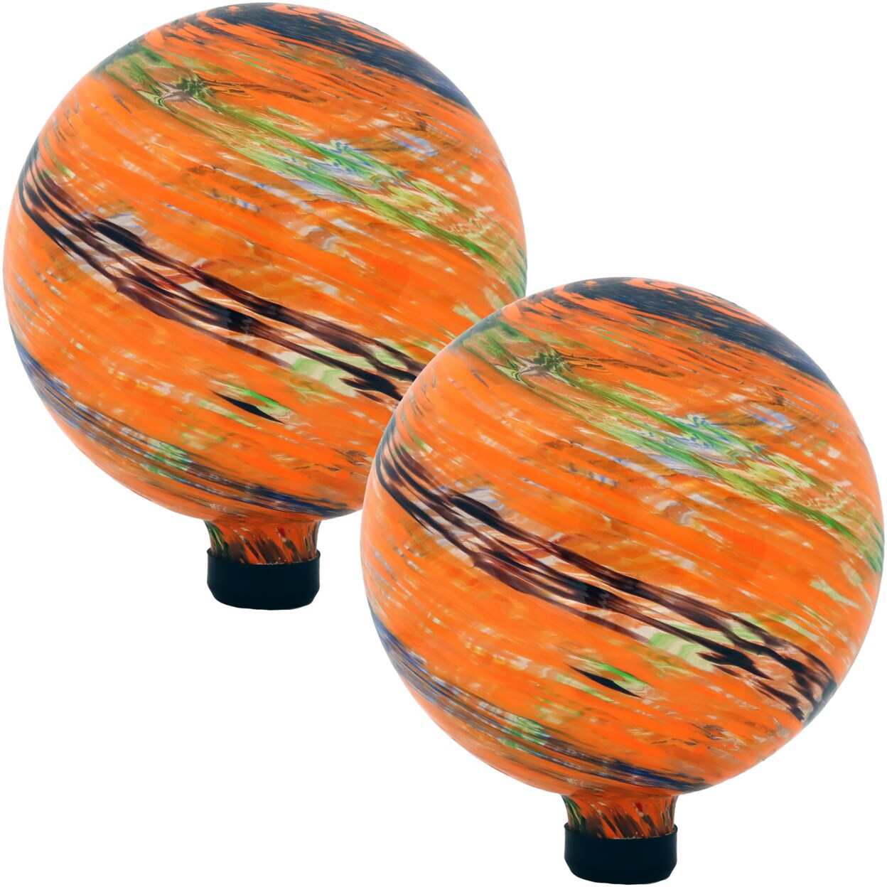 Sunnydaze Sunset Sky Glass Gazing Globe - 10 In - Set Of 2 | Michaels