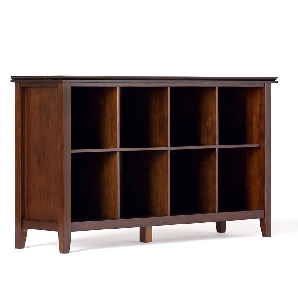 Simplihome Artisan Solid Wood 57 Transitional Modern 8 Cube Storage Sofa Table Michaels