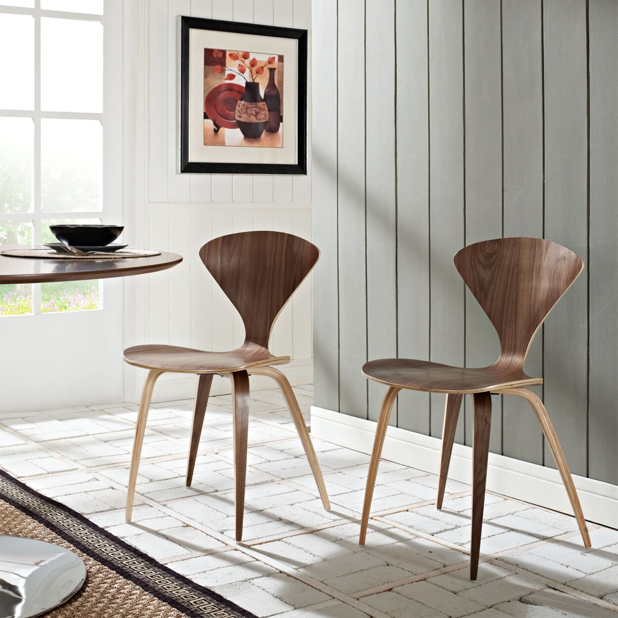 Modway Vortex Dining Chairs Set of 2 in Dark Walnut | Michaels