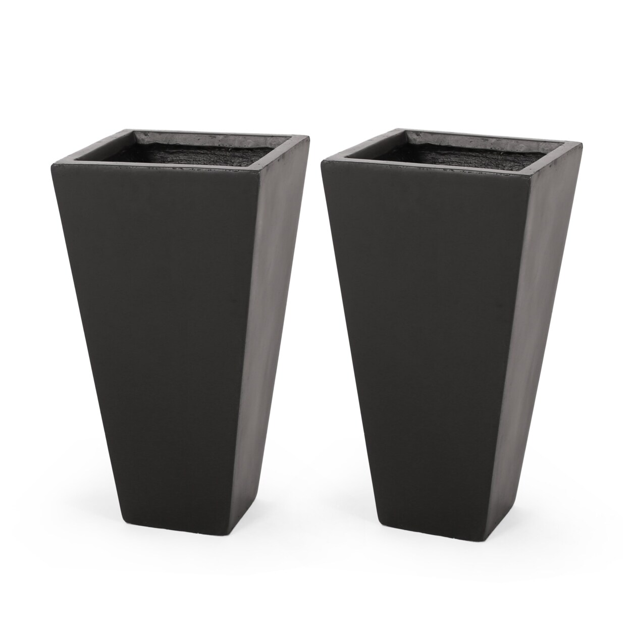 GDFStudio Toland Outdoor Modern Cast Stone Planters (Set of 2) | Michaels