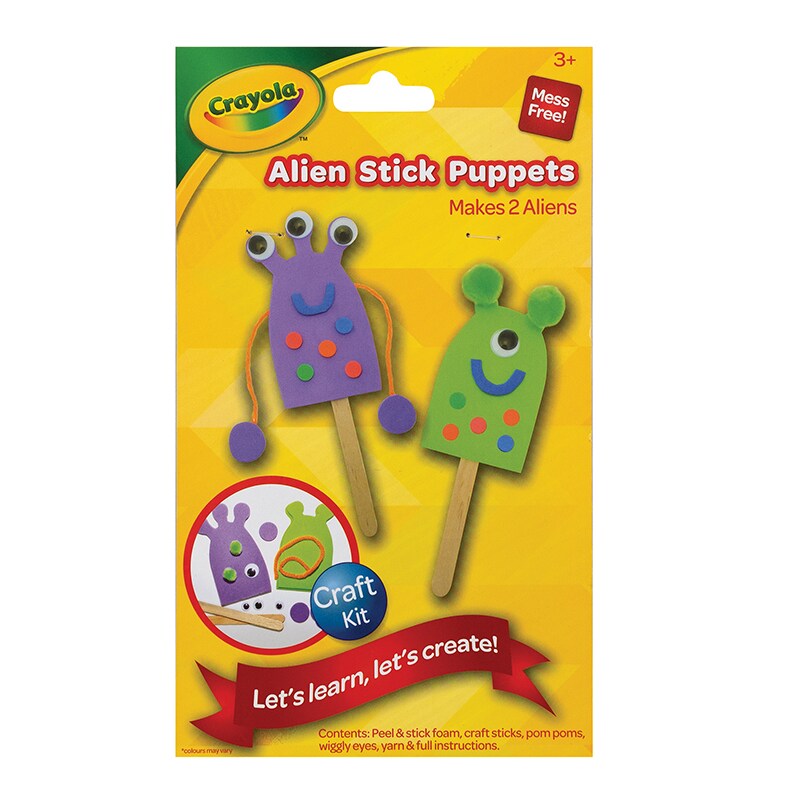 Alien Stick Puppets Kit | Michaels