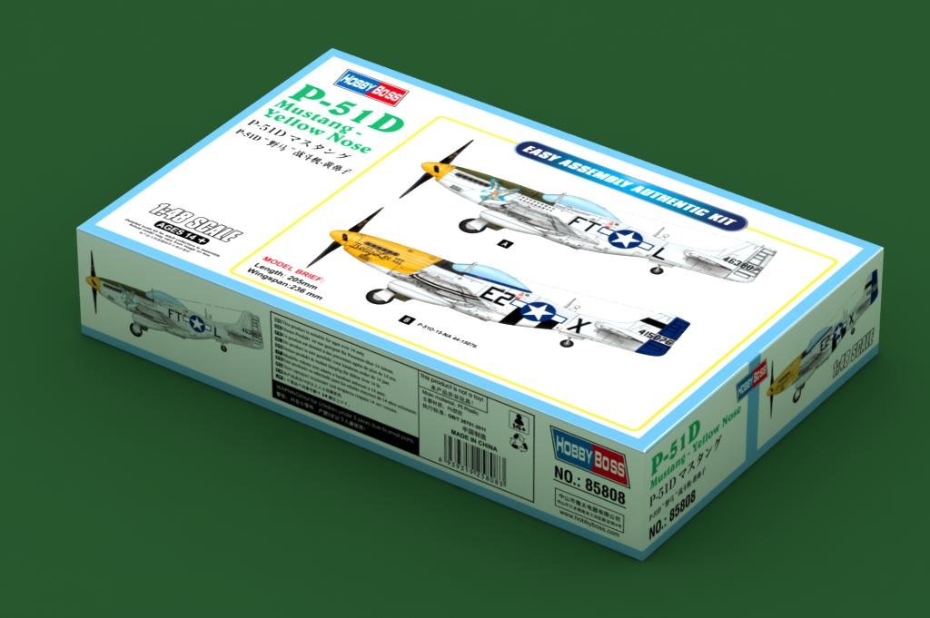HobbyBoss 1/48 P-51D MUSTANG YELLOW NOSE Plastic Model | Michaels